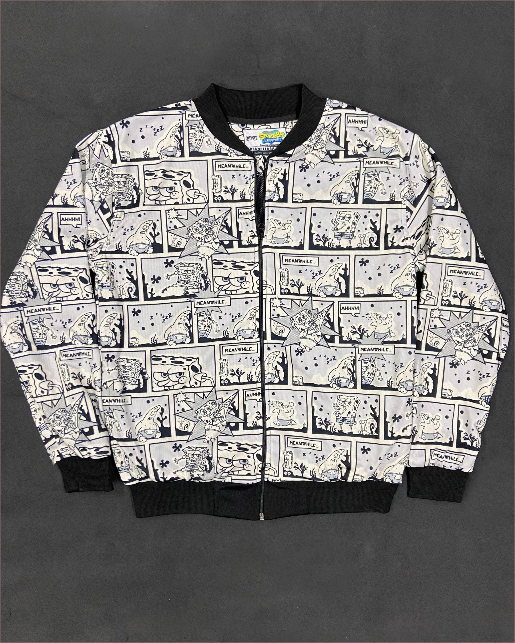 Spongebob Comic Strips Bomber Jacket