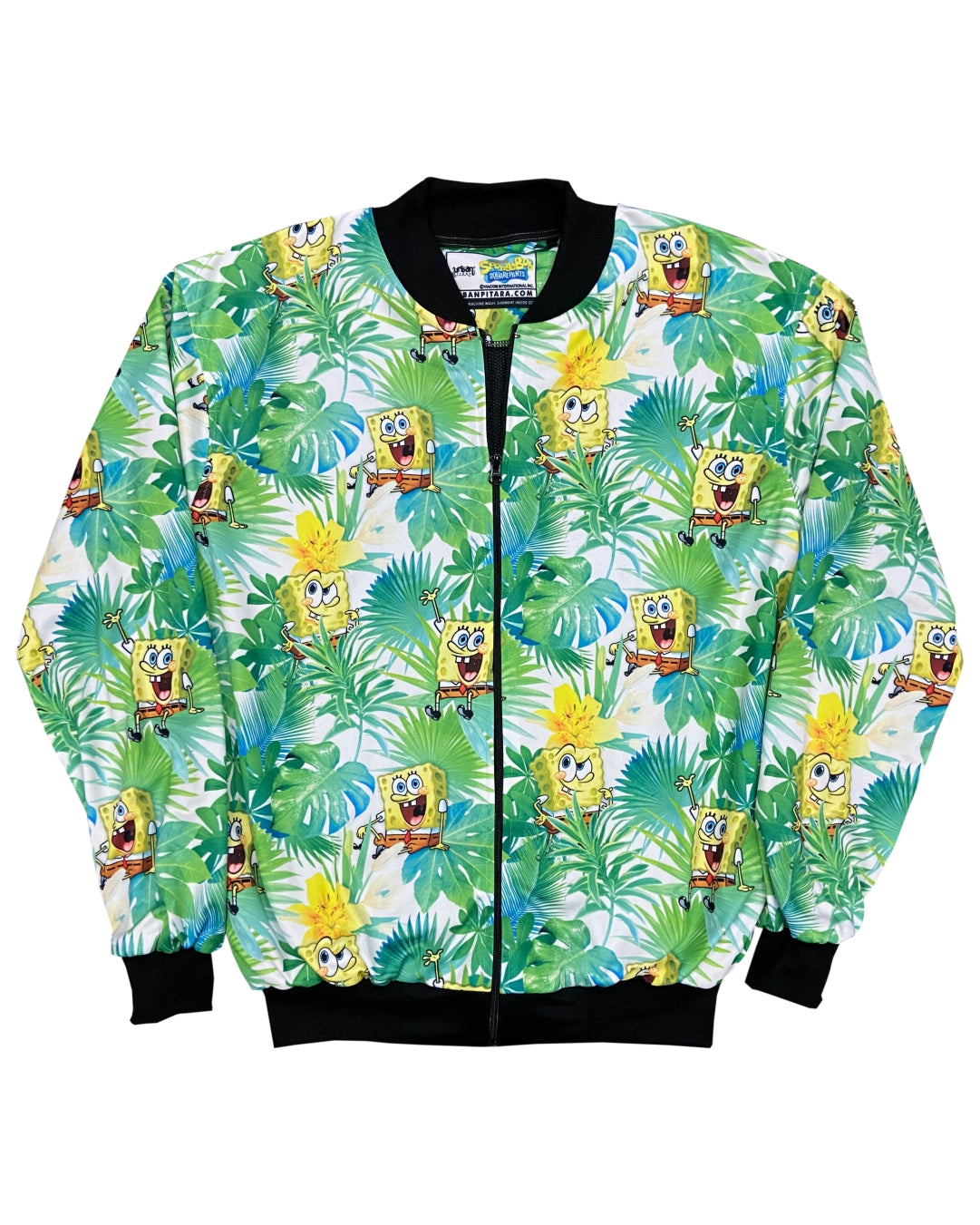 Spongebob Tropical Vibes Bomber Jacket
