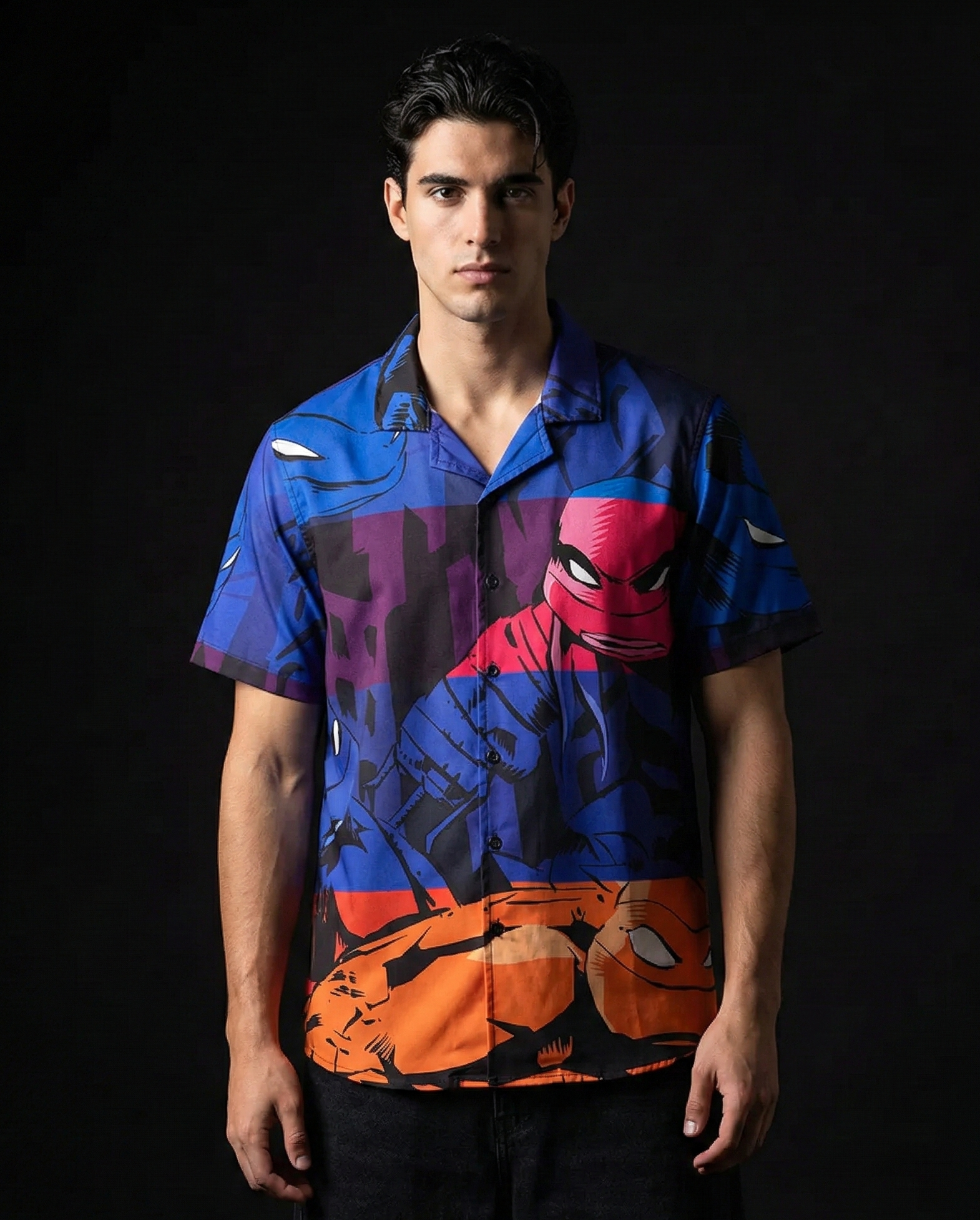 Ninja Turtles Cyan Shirt