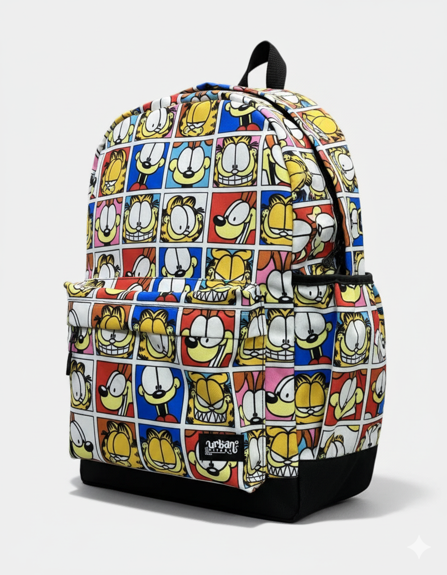 Garfield Grid Canvas Backpack