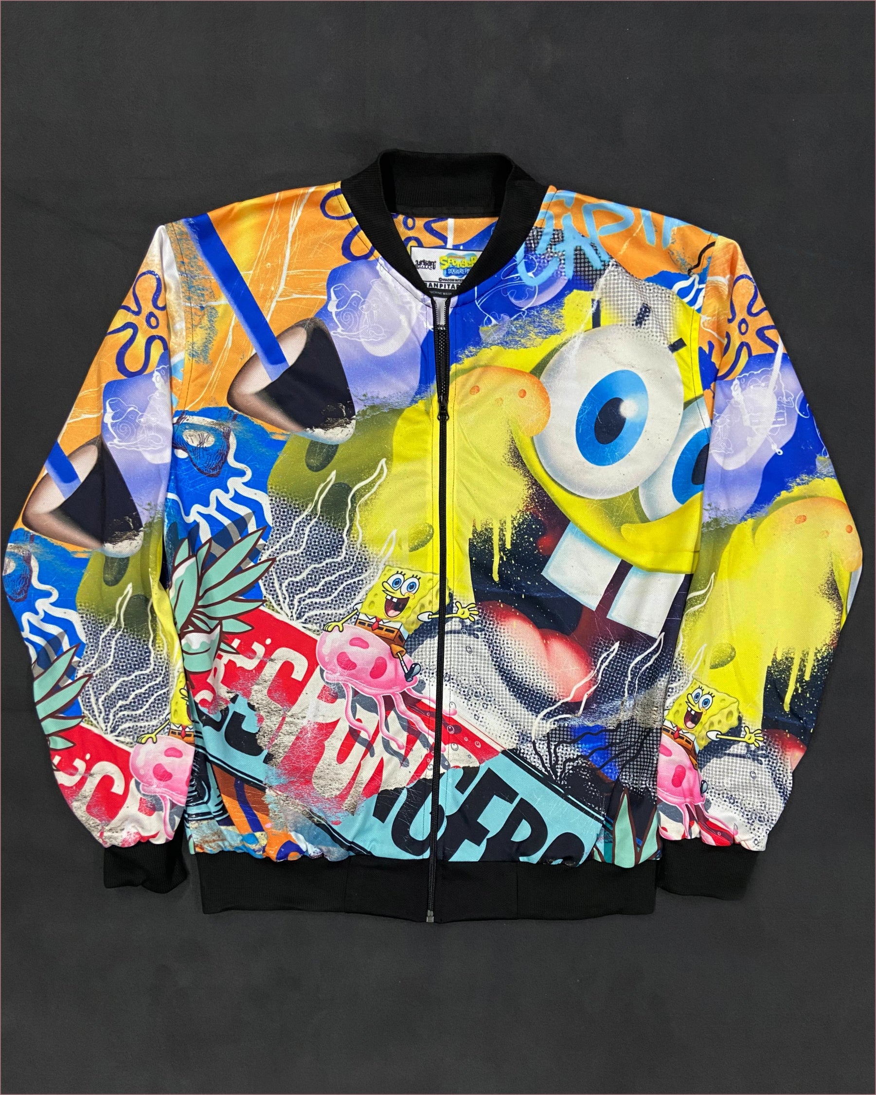 SpongeBob Fun Mag Bomber Jacket