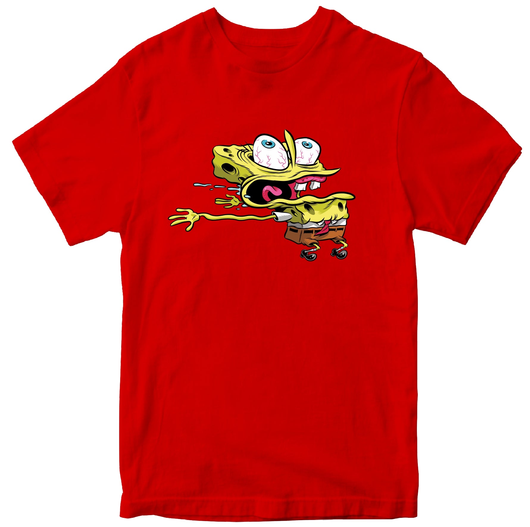 Spongebob Wind Blown 100% Cotton T-shirt