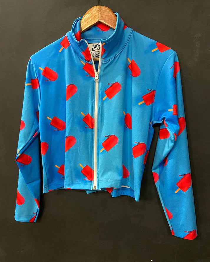 Popsicle Athleisure Crop Jacket