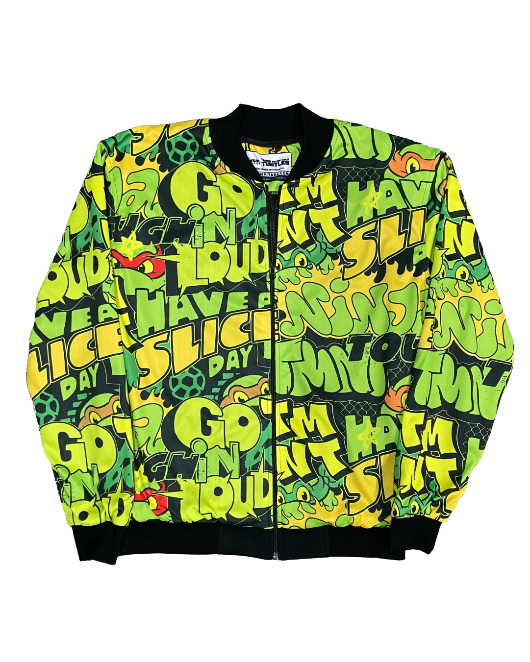 Ninja Turtles Have A Slice Day Bomber Jacket