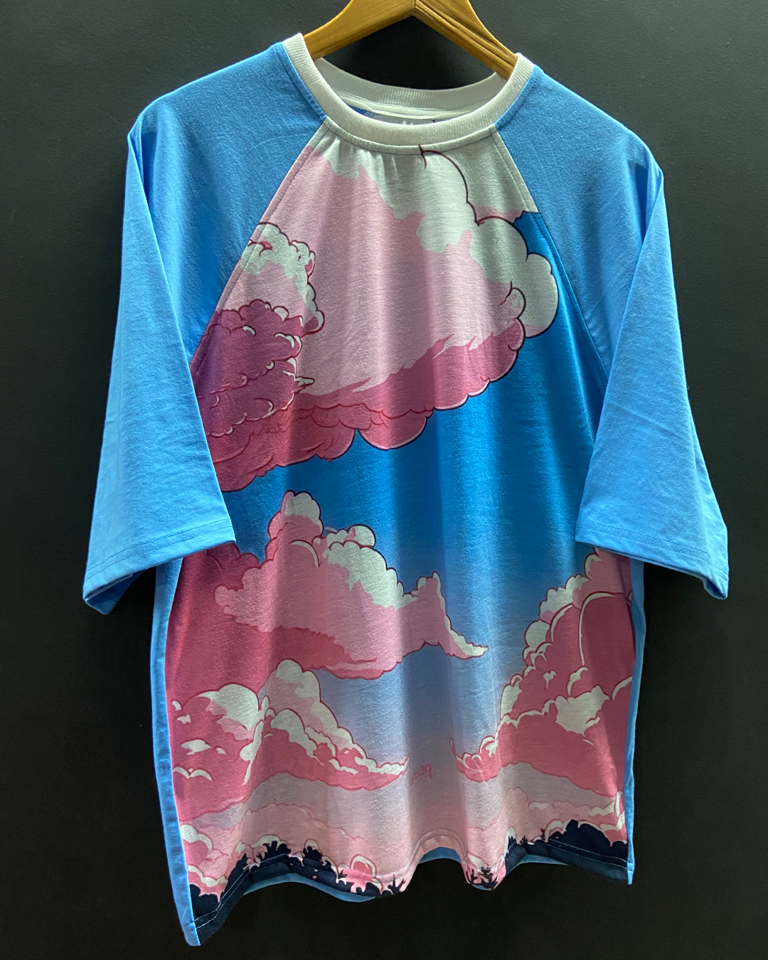 Anime Gloom Oversized Raglan T-shirt