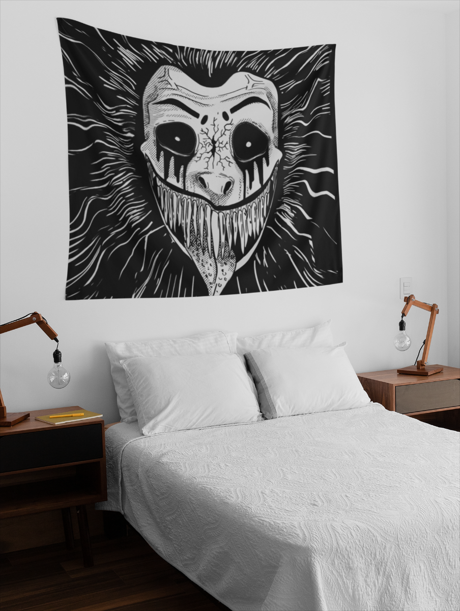 Monochrome Predator Flag