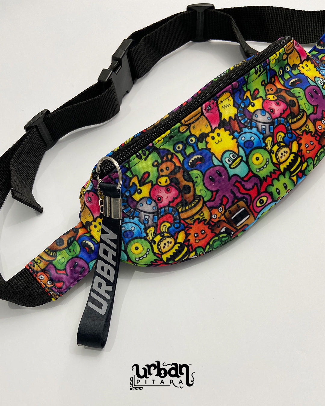 Cute Toon Doodle Fanny Pack